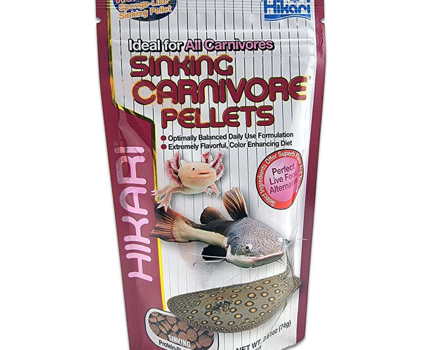 sinking carnivore pellets